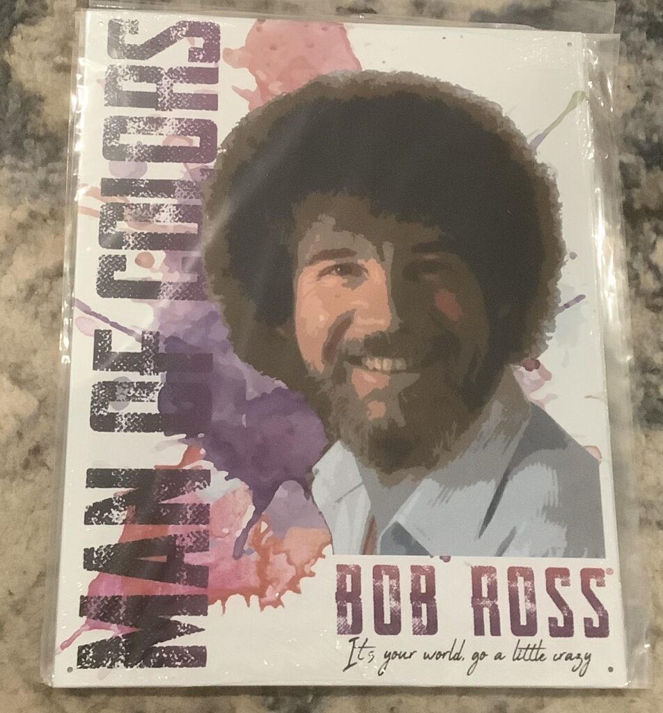 Bob Ross-Man Of Colors – Metal Signs