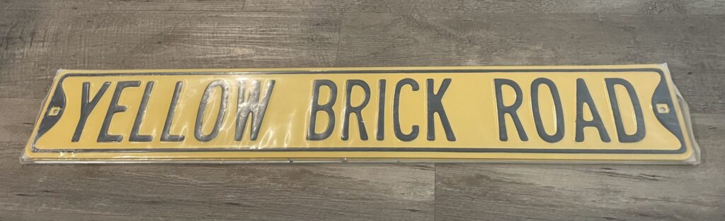 Yellow Brick Road – Metal Signs