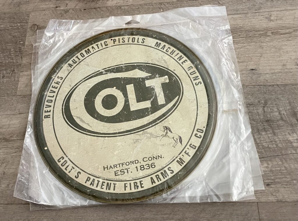 Colt est. 1806 (round) – Metal Signs