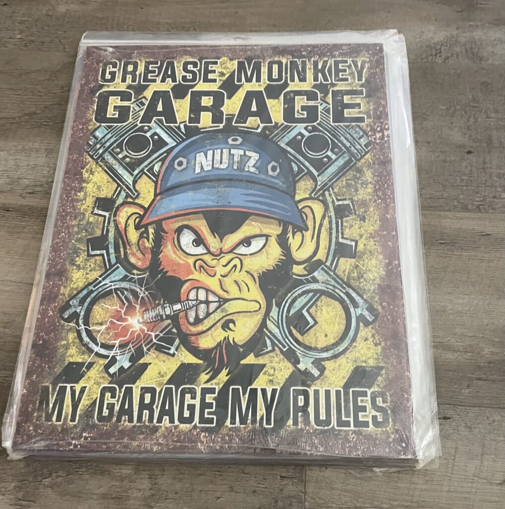 Grease Monkey Garage-My Garage-My Rules – Metal Signs