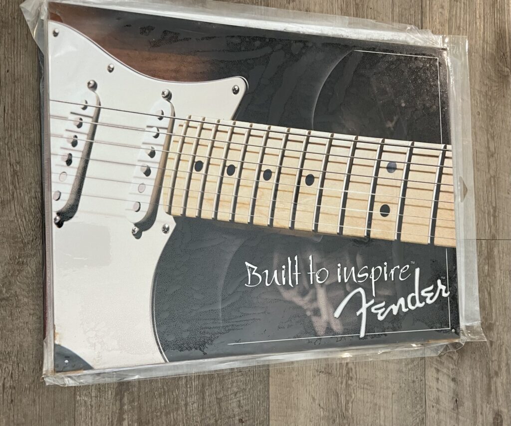 Fender-Built To Inspire – Metal Signs