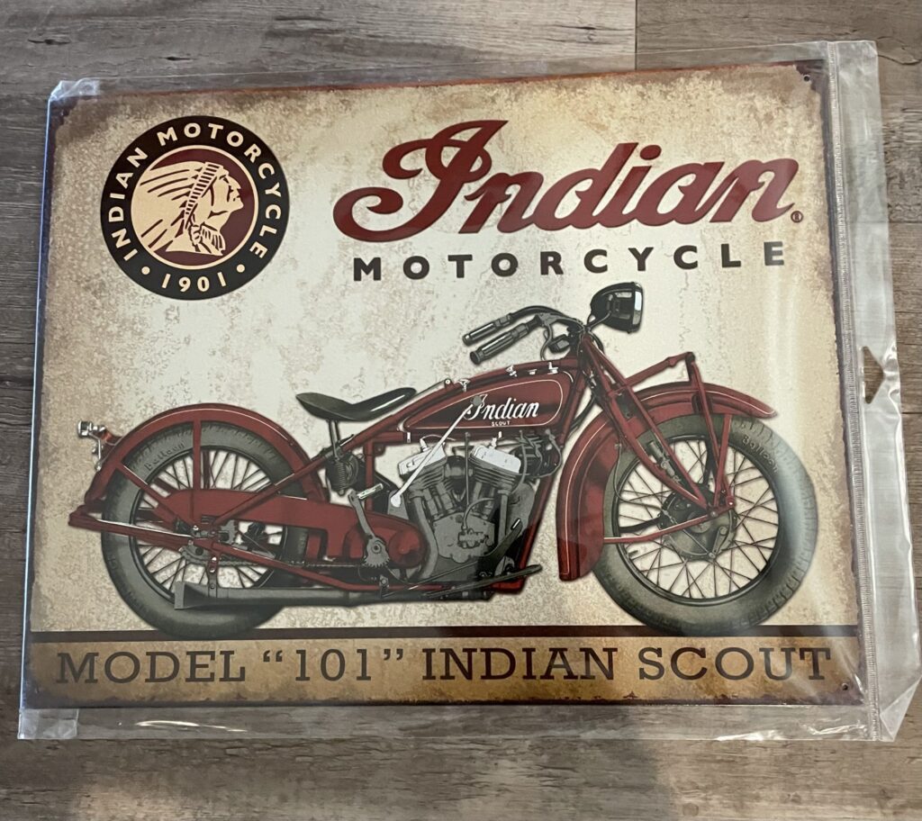 Indian Motorcycle-Model 101 – Metal Signs
