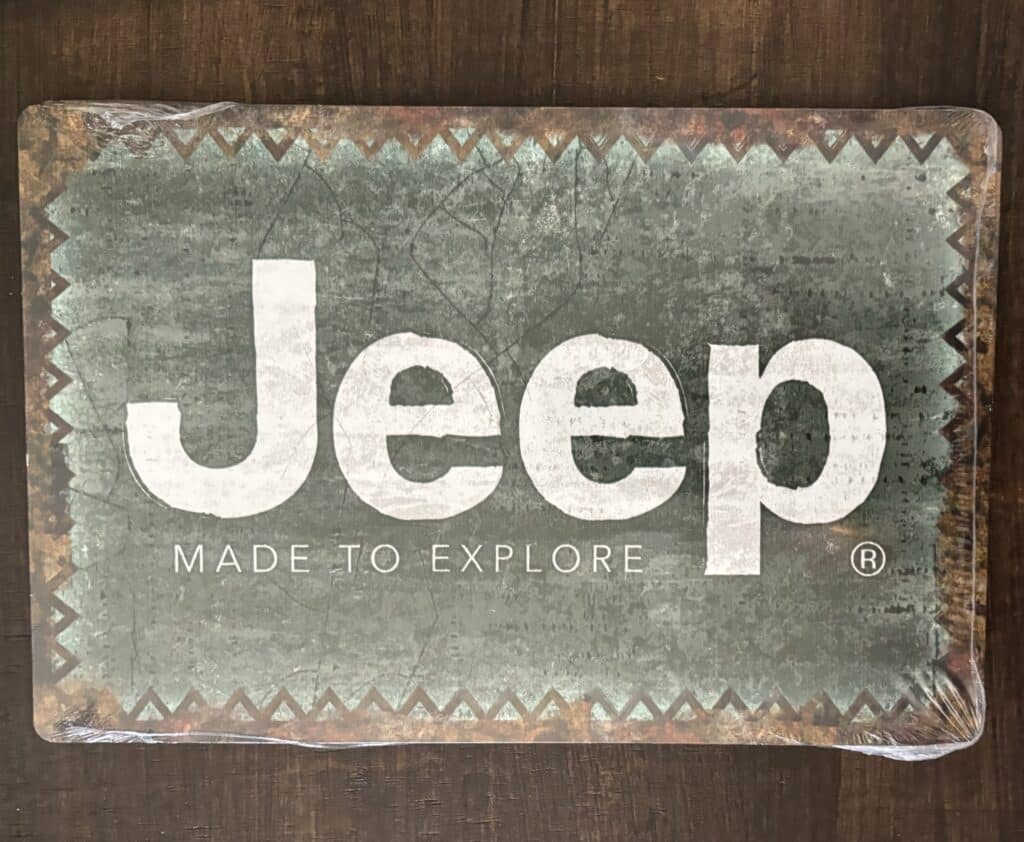Jeep-Made To Explore – Metal Signs