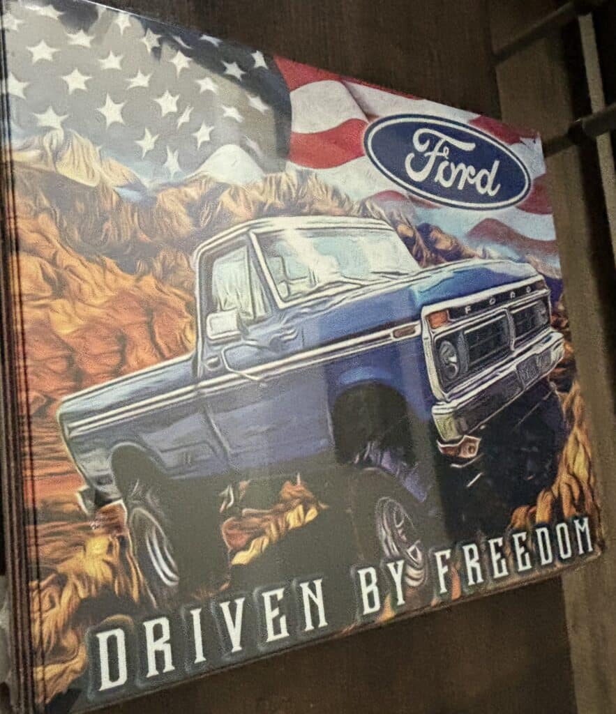 Ford-Driven By Freedom – Metal Signs