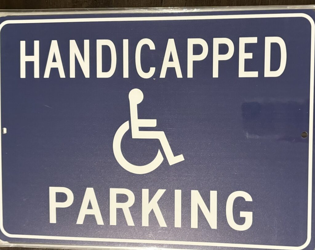 Handicapped Parking – Metal Signs